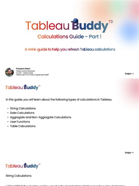 Tableau Buddy Calculation Guide Part 1 1691999283 Pdf