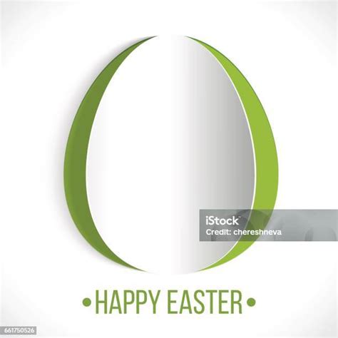 행복한 부활절 인사말 추상 벡터 종이 접기 종이 부활절 달걀 인사말 카드 템플릿 0명에 대한 스톡 벡터 아트 및 기타 이미지 0명 귀여운 그림자 Istock