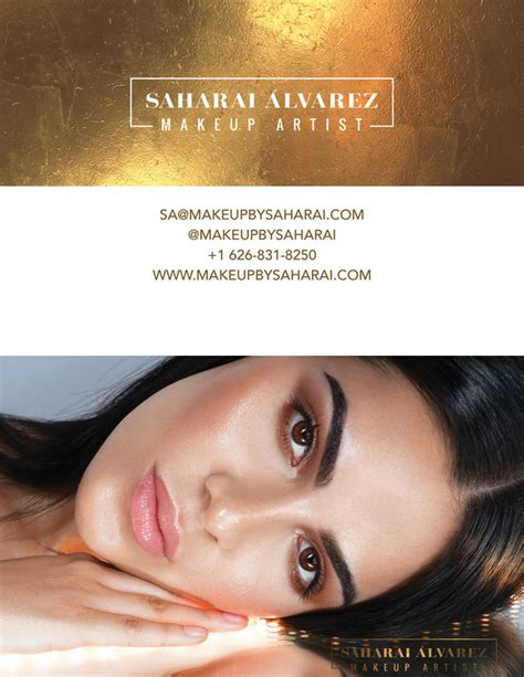 Makeup Artist Comp Card