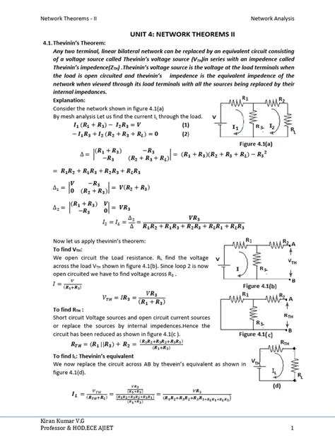 Network Analysis Problems Pdf Network Analysis Electrical Circuits