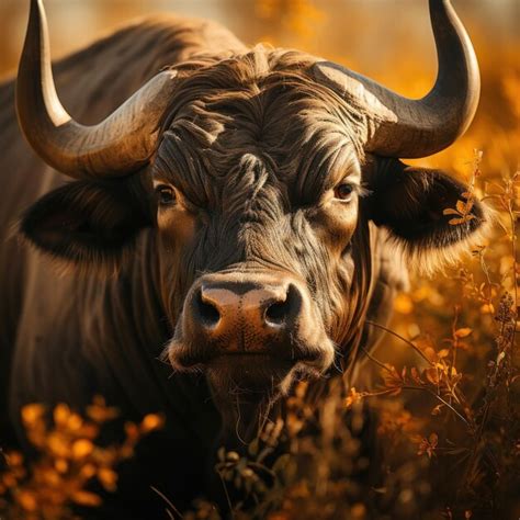 Premium Photo Bull In Its Natural Habitat Wildlife Photography