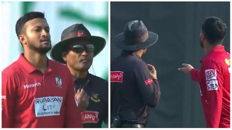 Watch Shakib Al Hasan Loses Temper Again Enters Ground And Engages In Verbal Spat With Umpire