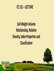 Soil Weight Volume Relationship Understanding The Composition Course Hero