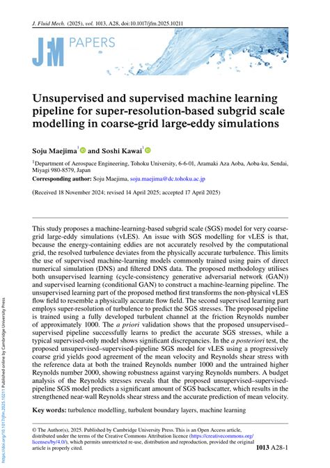 Pdf Unsupervised And Supervised Machine Learning Pipeline For Super