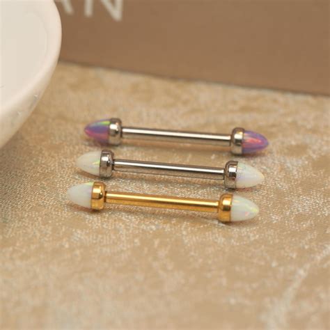 Nipple Ring 14g Nipple Piercing Jewelry G23 Titanium Internally