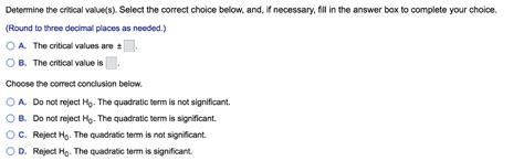 Solved The Quadratic Regression Equation Shown Below Is For