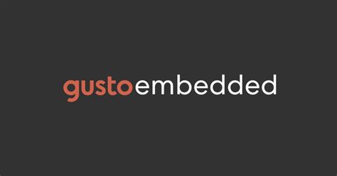 Gusto Embedded Payroll Tomer London