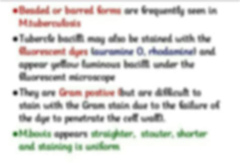 Solution Mycobacterium Tuberculosis Morphology Studypool