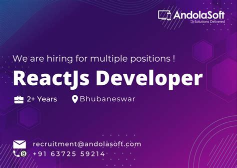 Andolasoft Inc On Linkedin Reactjsdeveloper Reactjsjobs Reactjs Reactjshiring