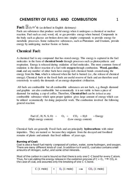 Fuels And Combustion Notes Pdf At Sandra Slavin Blog
