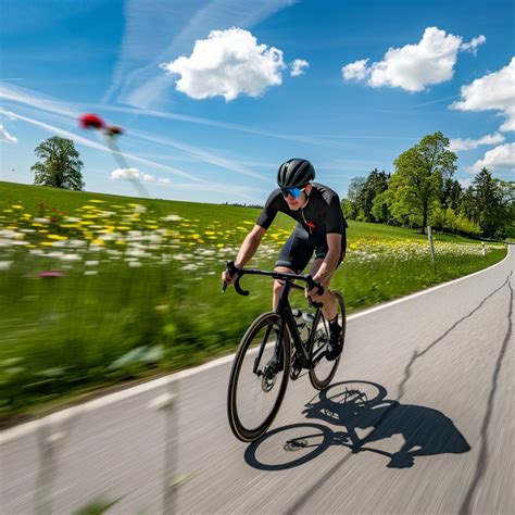 Free Cycling Country Roads Image Cyclist Speed Motion Download At