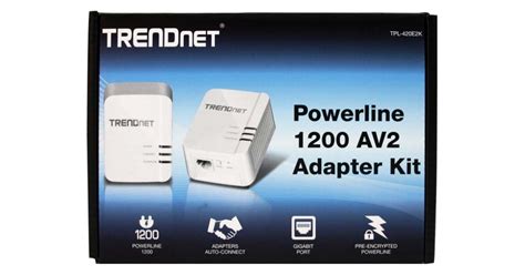 Trendnet Tpl 420e2k Gigabit Powerline Networking Kit Review