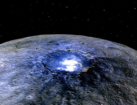 Those Mysterious Bright Spots On Ceres Probably Salty Ice