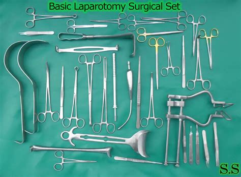 108 Instruments Basic Laparotomy Set Surgical Medical