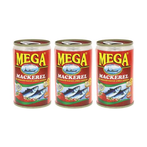 Mega Mackerel In Tomato And Chili Sauce 3×155g Sharjah Co Operative Society