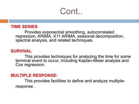 Spss Pptx Computing Technology And Computing