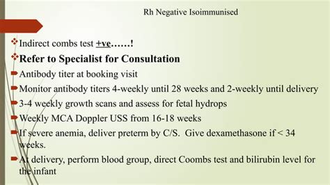 Alloimmunisation Power Point Presentation Ppt
