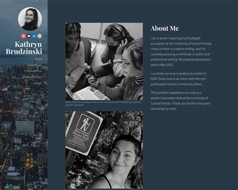 Photography Portfolio Examples For University