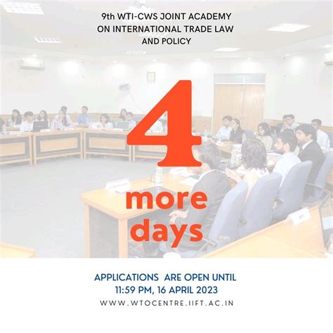 Aarav Gupta On Linkedin Excellent Opportunity If You Like Trade Law The Fact That It Is Back To