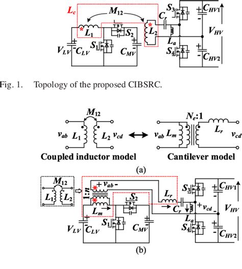 Figure 1 From Coupled Inductor Based Bidirectional Resonant Converter With Sine Wave Modulation
