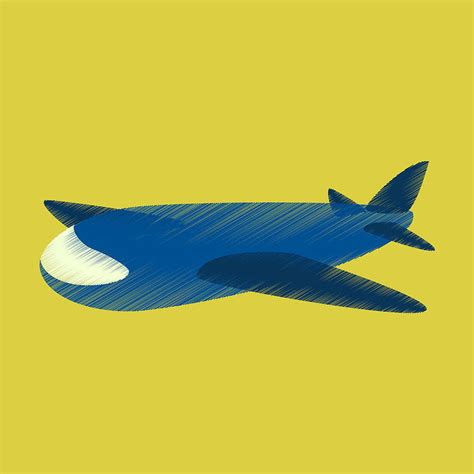 플랫 음영 스타일 아이콘 장난감 비행기 벡터 Eps Ai Uidownload