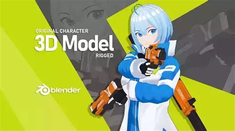 3d Model Ren Anime Original Character Vr Ar Low Poly Cgtrader