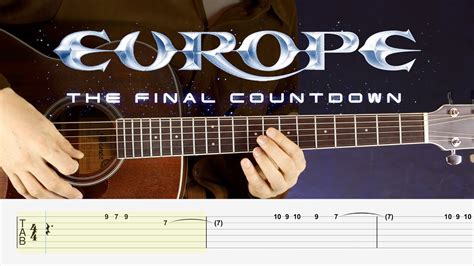 Europe The Final Countdown Guitar Tab How To Play The Final Countdown Acordes Chordify