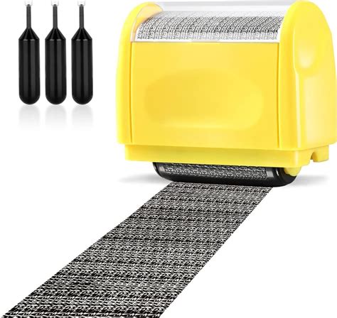 Office Supplies Identity Protection Roller Stamp Secure Your