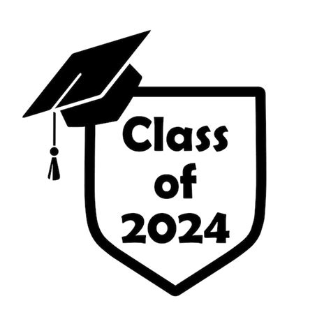 Class Of 2024 Vector Illustration Premium Vector