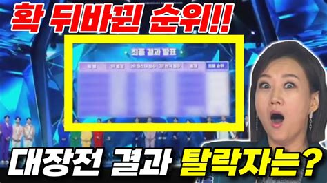 본선3차 20명 탈락위기 진해성 황민호 김용필 이하준 고정우 최수호 진욱 박지현 안성훈 박성온 미스터트롯2