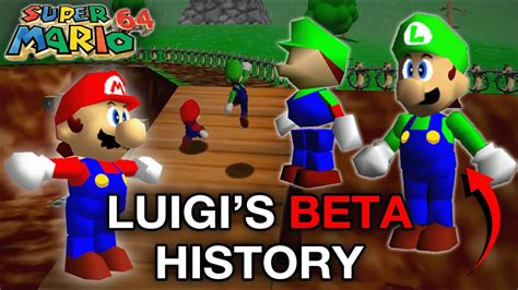 The Complete Cut History Of Luigi In Super Mario 64 Youtube