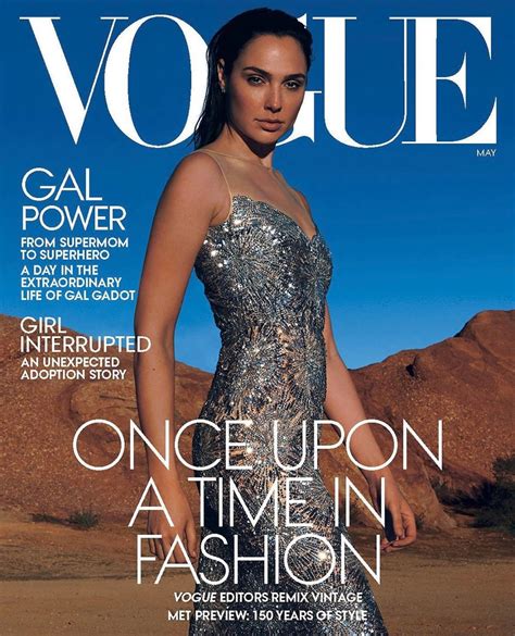 Gal Gadot Covers Vogue Us May 2020 By Annie Leibovitz