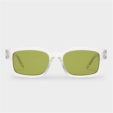 Recarmito Crystal Clear Uni Sex D Frame Sunglasses Le Specs