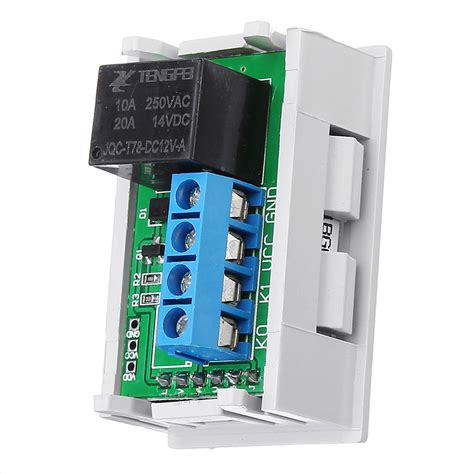 Mini V A Digital LED Dual Display Timer Relay Module With Case Timing Delay Cycle Alexnld Com