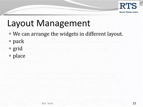 Python Gui Programming Ppt Programming Languages Computing