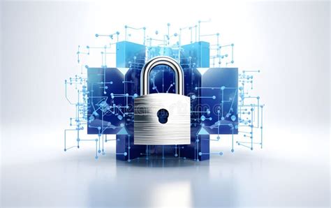 Digital Padlock Computing System Cyber Security Data Network