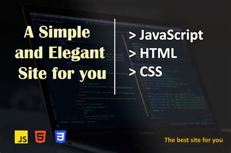 Do Simple Htmlcss And Javascript Projects For You By Cosmiccode Fiverr