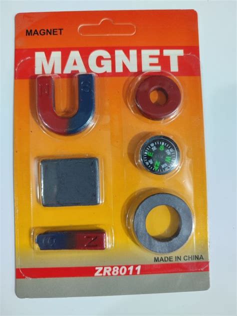 Magnet Set With Compass Science Magnet With Compass Darazpk