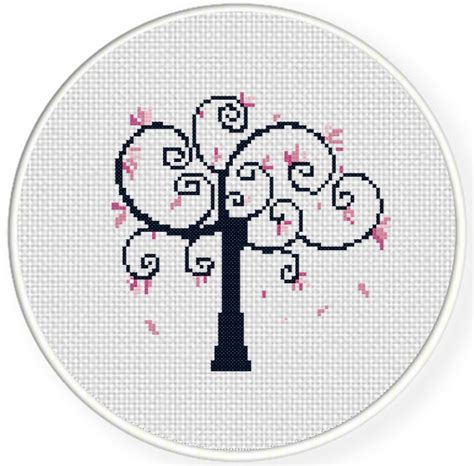 Tree Cross Stitch Pattern Daily Cross Stitch