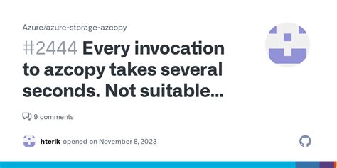 Every Invocation To Azcopy Takes Several Seconds Not Suitable For Uploading Many Small Files In