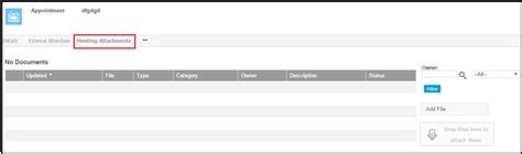 attach meeting documents against appointments in sage crm sage crm