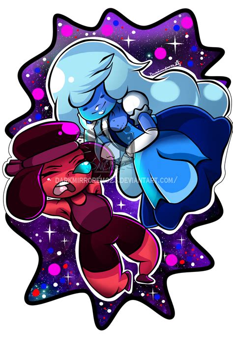 Steven Universe Ruby And Sapphire By Skullzlatte On Deviantart