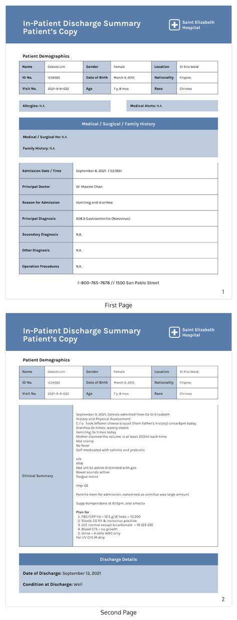 Medical Report Template Editable Docs Report Template Vrogue Co