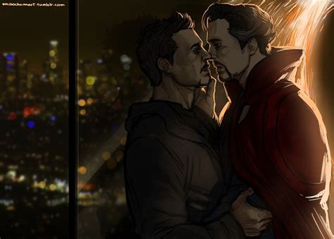 Pin De Momonga06 En Tony Stark X Doctor Strange Ironstrange Marvel