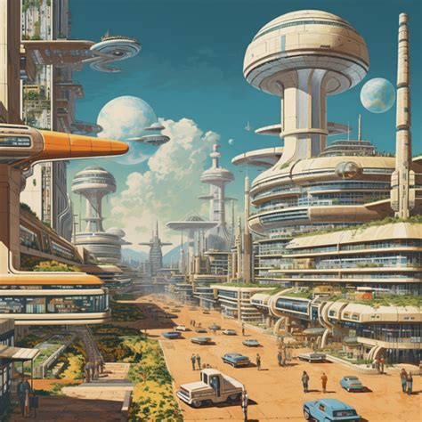 1960s Retro Futuristc City 3 By Obsidianplanet On Deviantart