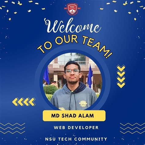Md Shad Alam On Linkedin Webdevelopment Nsutechclub Techcommunity
