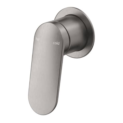 Lantra Round Plate Shower Mixer In Gun Metal In Melbourne Topware