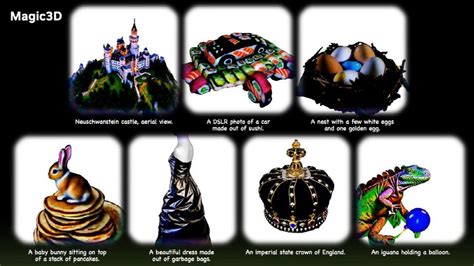 텍스트로 고해상도 3d 모델 만들어주는 Ai 테크레시피