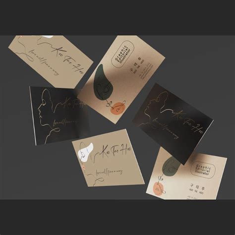 개성있는 유니크 명함디자인 명함 포트폴리오 크몽