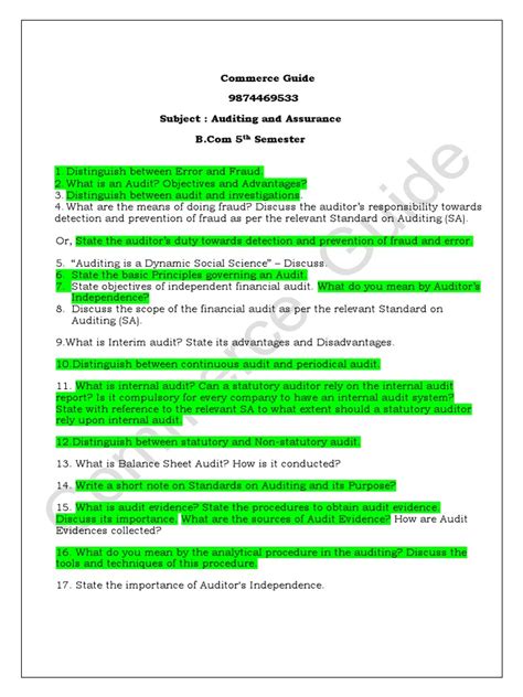 Audit Final Suggestion 1612023 Pdf Audit Financial Audit